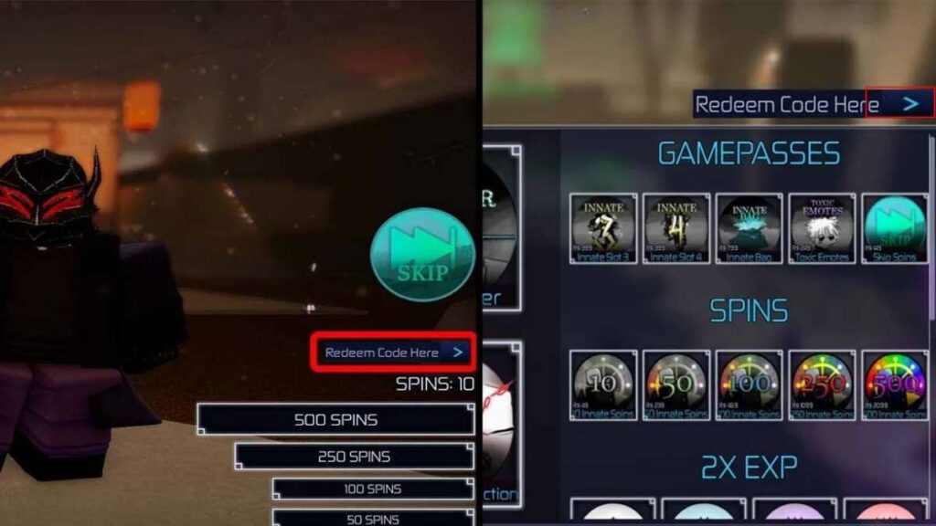 Jujutsu Infinite Codes 2025 - All Active Codes - Gigletter